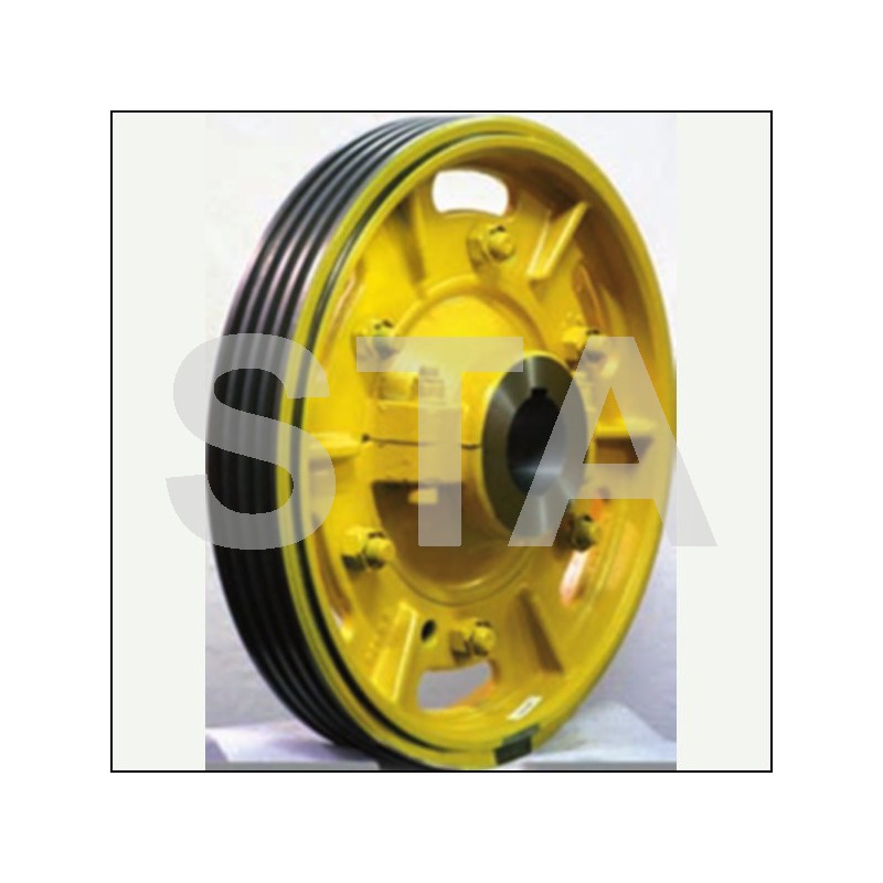 The traction sheave wheels with hub Otis 11BT